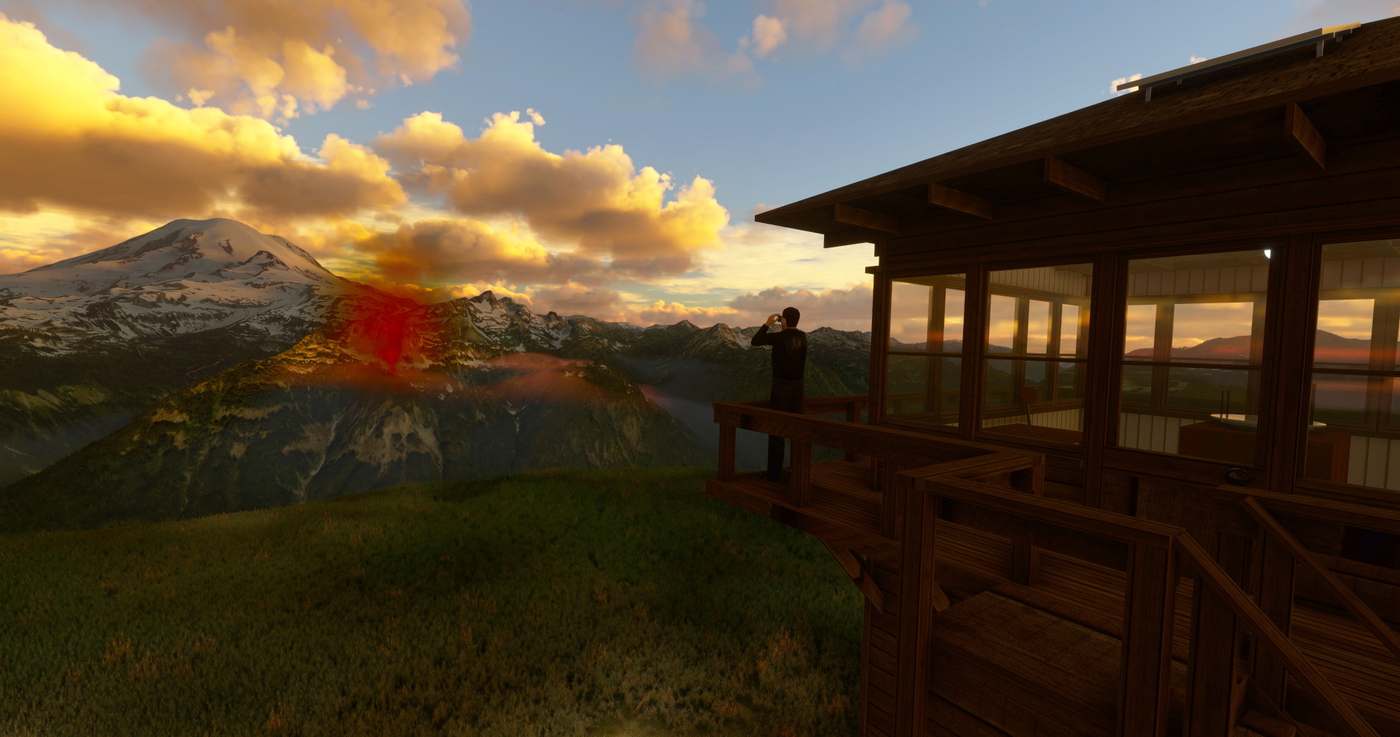 Mount Rainier National Park Fire Lookouts – Shriner Peak for Microsoft ...