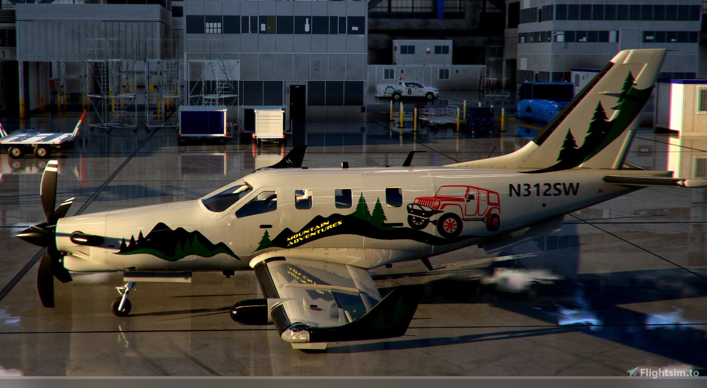 Mountain Adventures Company Plane for Microsoft Flight Simulator | MSFS