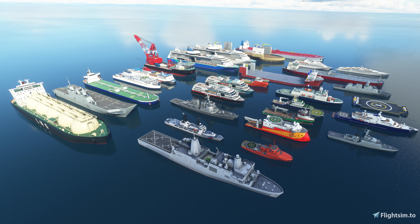 Moving Boats 3d Model Library Pro Microsoft Flight Simulator Msfs