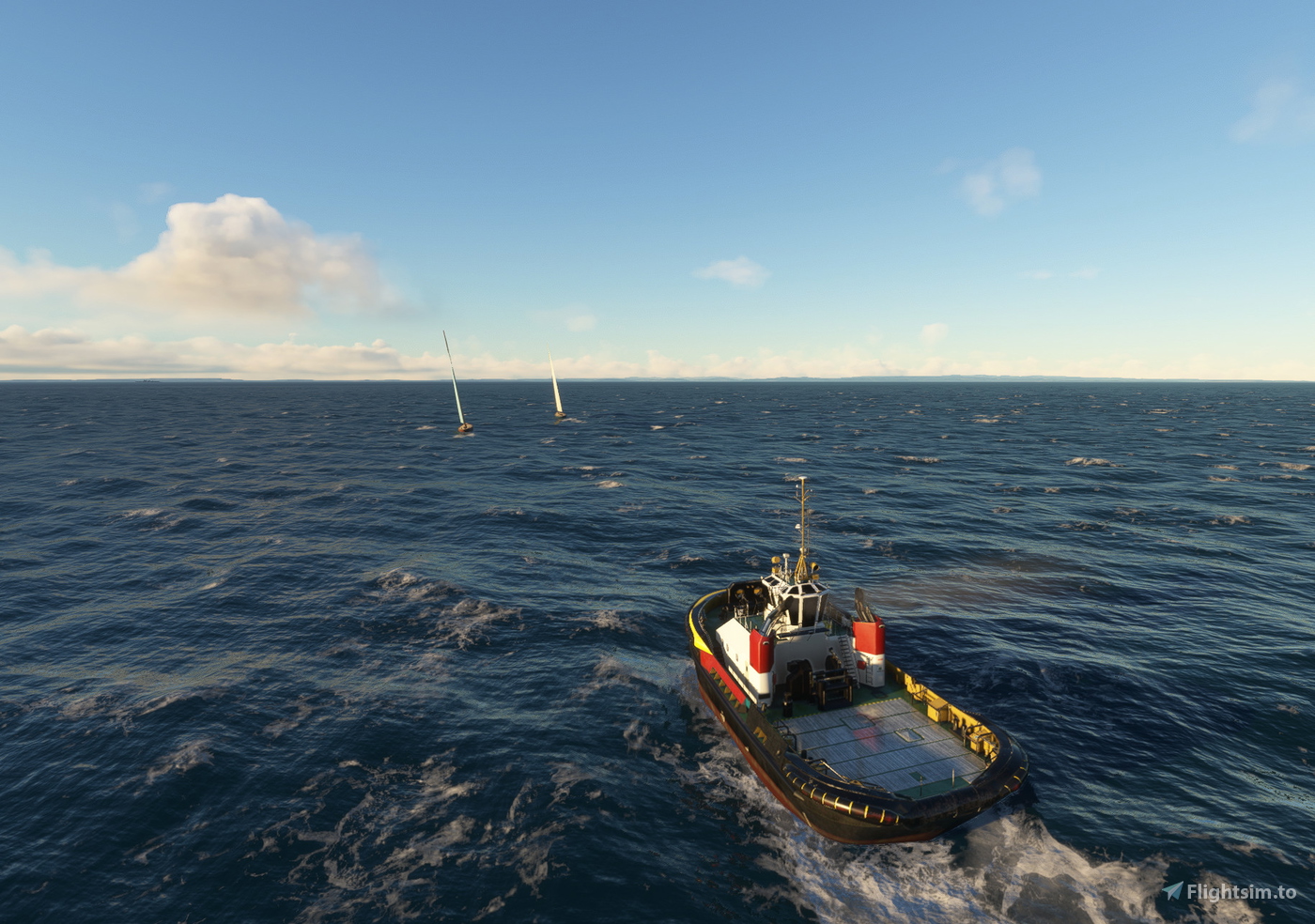 Moving Boats 3D Model Library for Microsoft Flight Simulator | MSFS