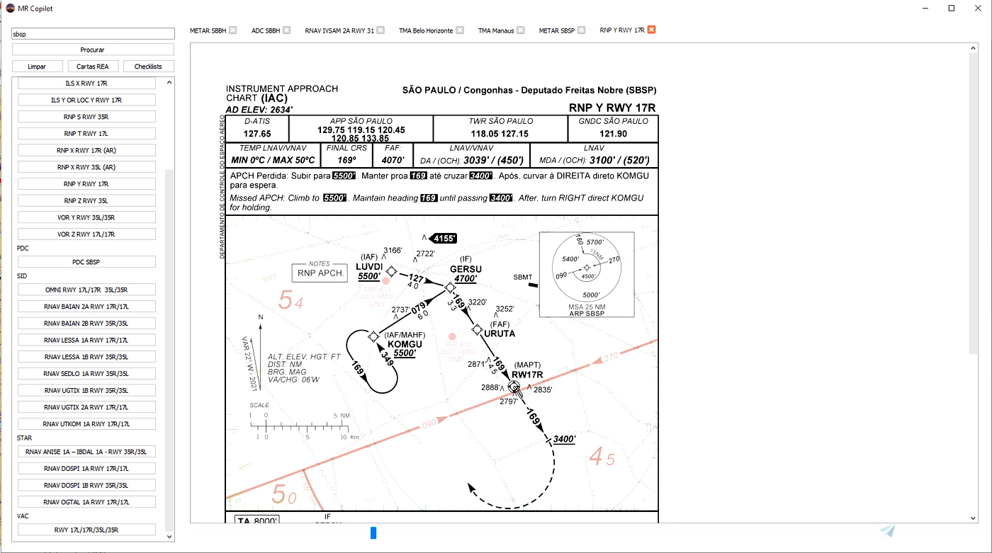 MrCopilot - Charts, METAR and Checklists for Microsoft Flight Simulator ...