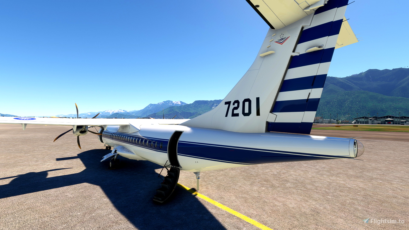 MSFS ATR 72-600 highline, ROCAF (Taiwan Airforce) Presidential Flight ...