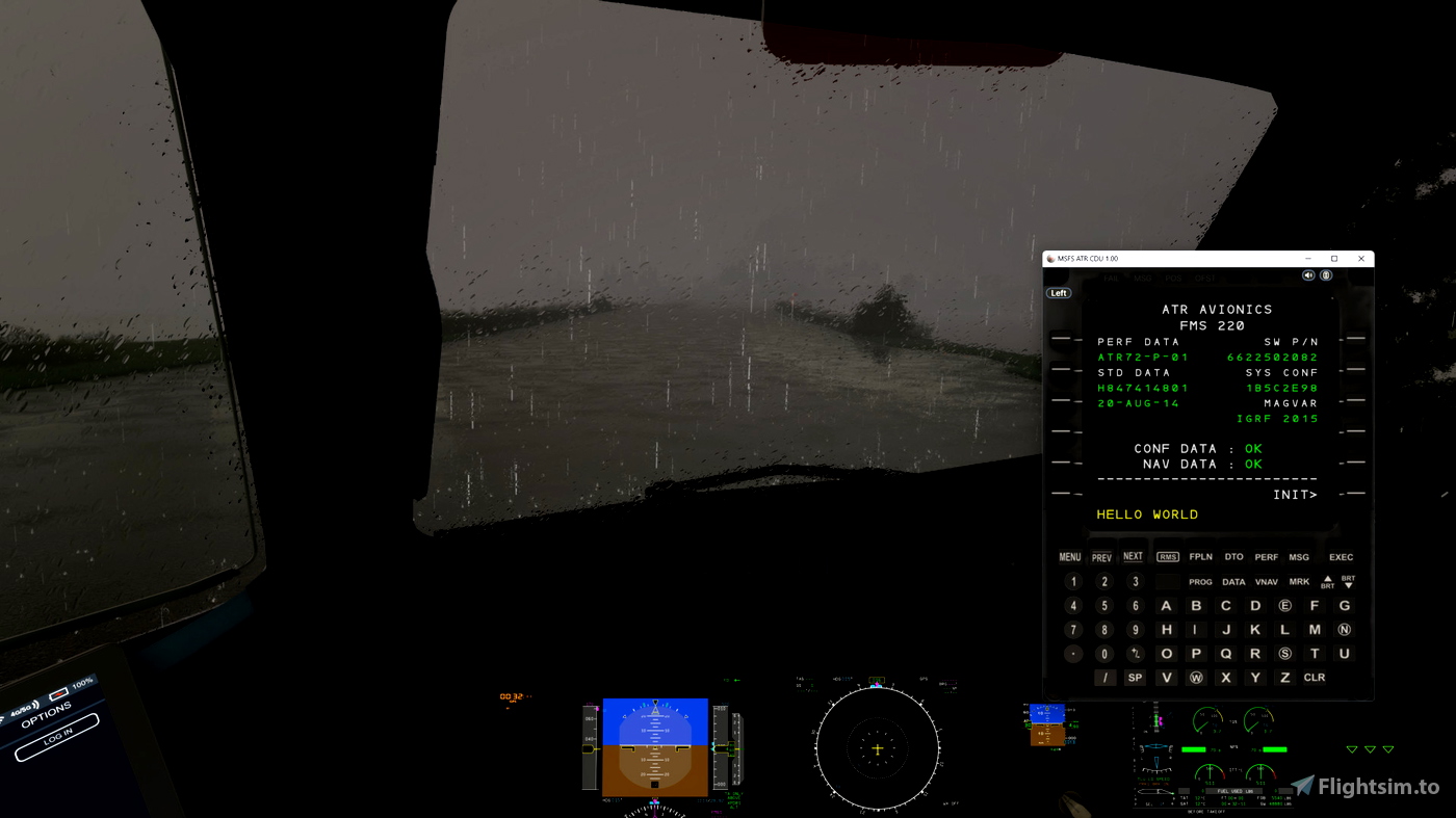 ATR MSFS CDU pro Microsoft Flight Simulator | MSFS