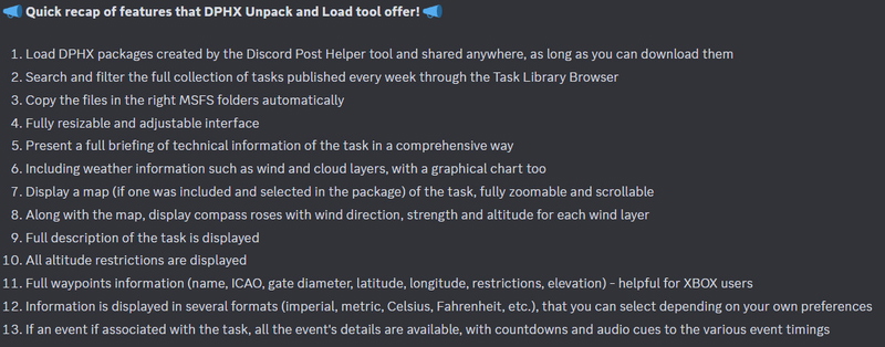 MSFS Soaring Task Tools - DPHX Unpack & Load for Microsoft Flight ...
