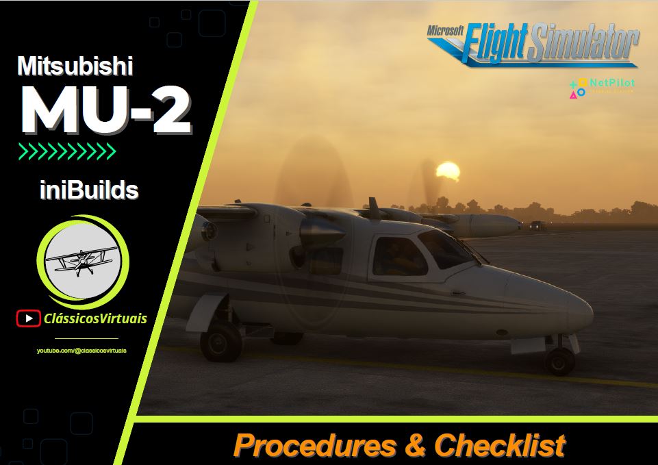 MU-2 Checklist e Procedures for Microsoft Flight Simulator | MSFS