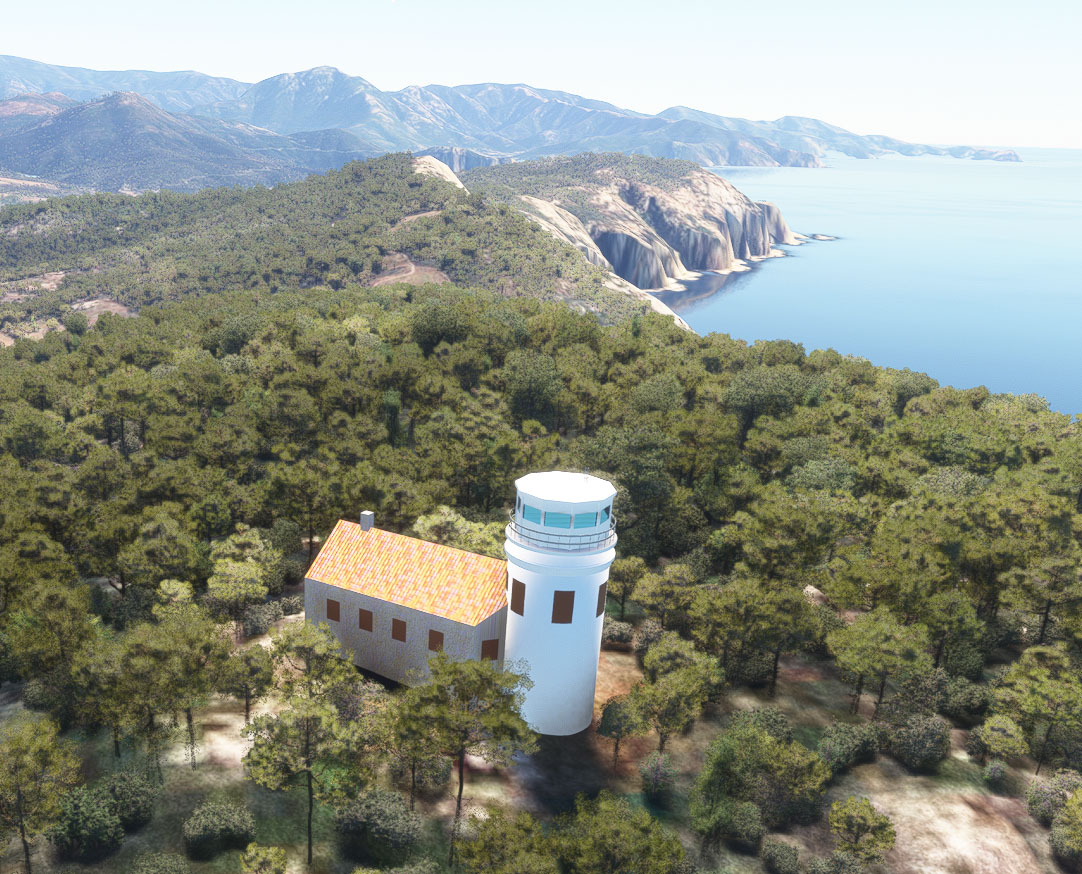 Muro Lighthouse and Semaphores West Corsica for Microsoft Flight ...