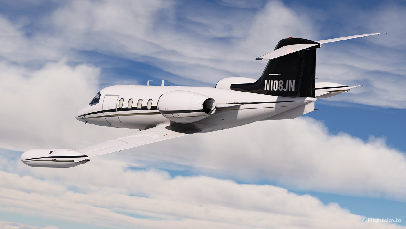 N108JN for FSW Learjet 35 for Microsoft Flight Simulator | MSFS