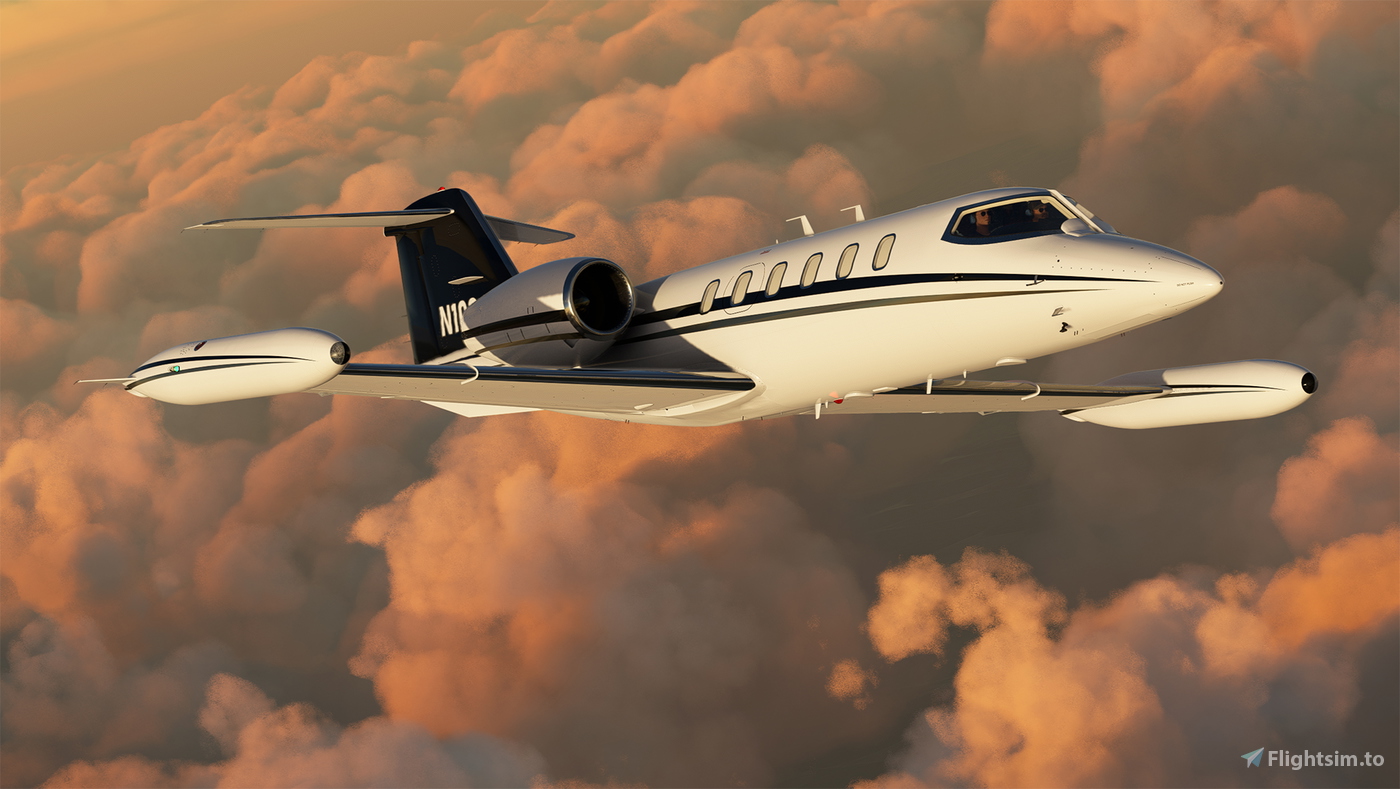 N108JN for FSW Learjet 35 for Microsoft Flight Simulator | MSFS