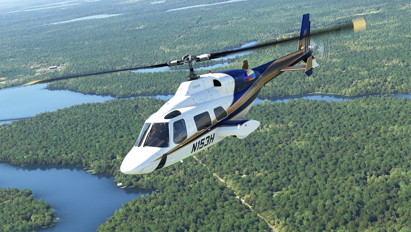 N153H Cowansim Bell 222 for Microsoft Flight Simulator | MSFS