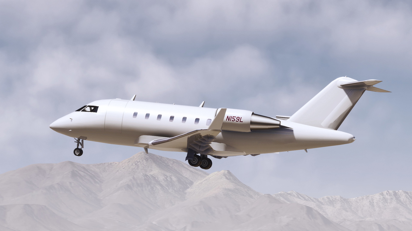 N159L ARTEMIS Challenger 650/605 pour Microsoft Flight Simulator | MSFS