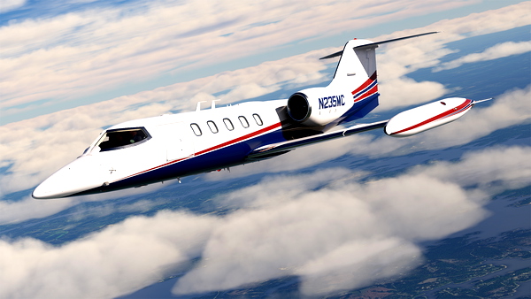 N108JN for FSW Learjet 35 for Microsoft Flight Simulator | MSFS