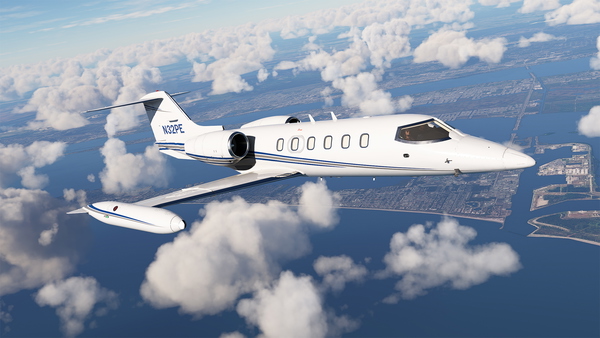 N108JN for FSW Learjet 35 for Microsoft Flight Simulator | MSFS