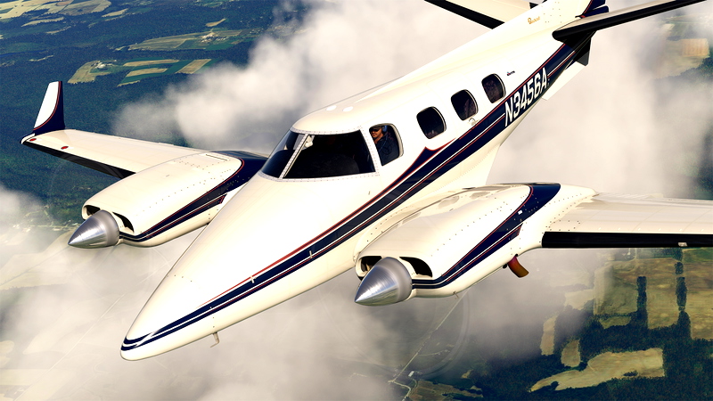Black Square Piston Duke Liveries for Microsoft Flight Simulator | MSFS