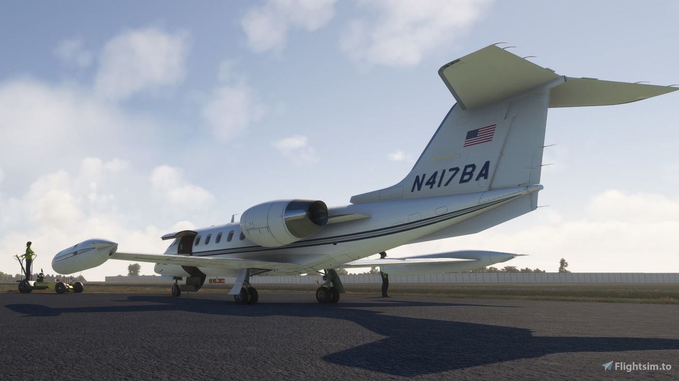 N417BA - Flysimware Learjet 35A for Microsoft Flight Simulator | MSFS