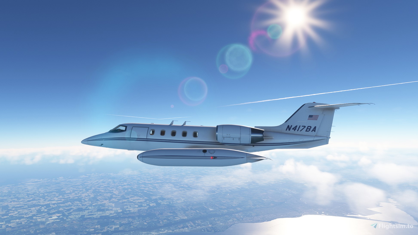 N417BA - Flysimware Learjet 35A for Microsoft Flight Simulator | MSFS