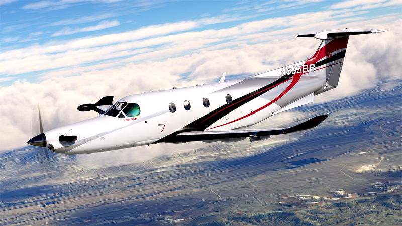 N595BB + Dynamic Reg (all variants) for SWS PC12 for Microsoft Flight ...