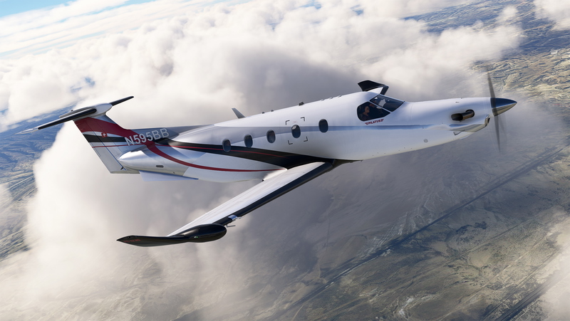 N595BB + Dynamic Reg (all variants) for SWS PC12 for Microsoft Flight ...