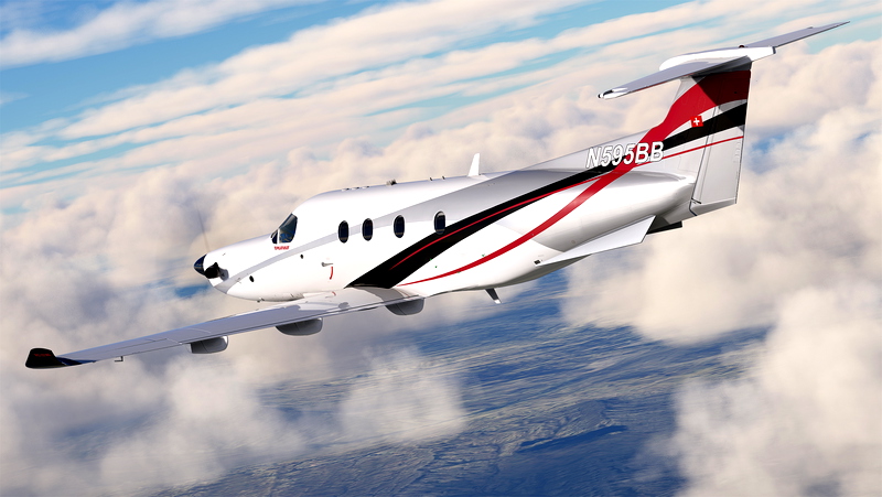 N595BB + Dynamic Reg (all variants) for SWS PC12 for Microsoft Flight ...