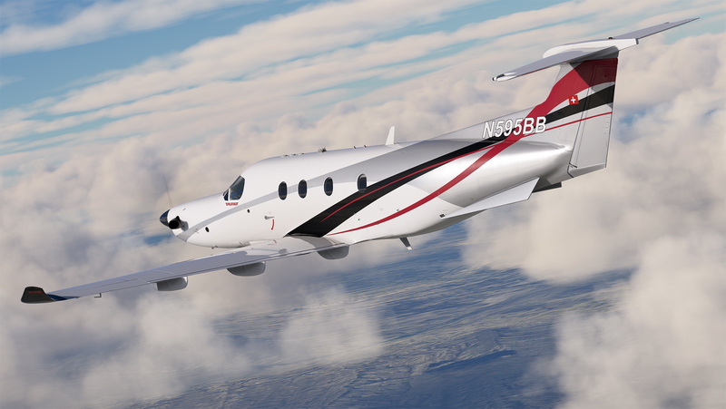 N595BB + Dynamic Reg (all variants) for SWS PC12 for Microsoft Flight ...