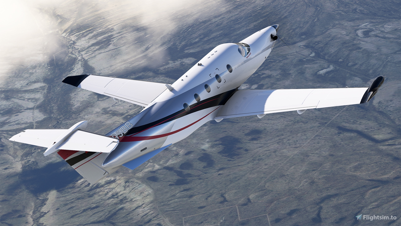 N595BB + Dynamic Reg (all variants) for SWS PC12 for Microsoft Flight ...