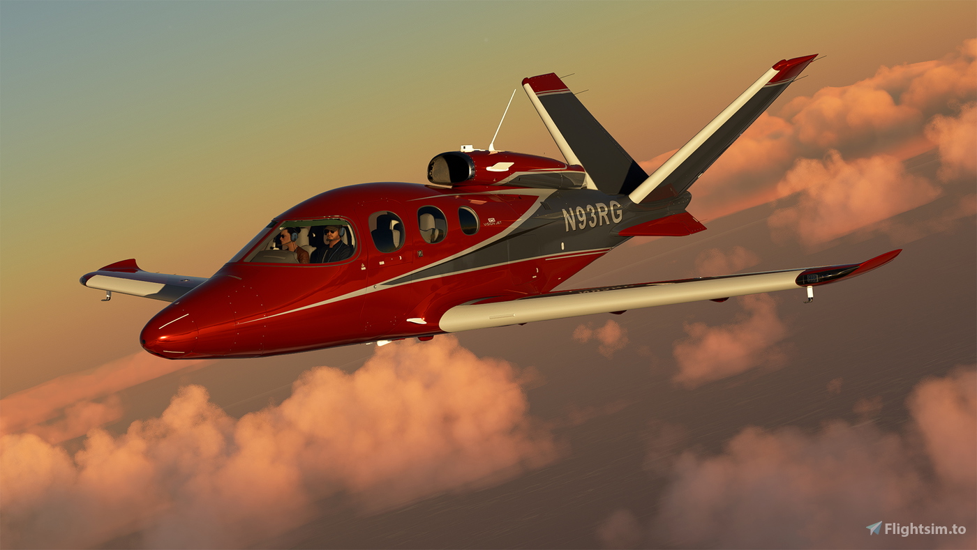 N93RG for FFX Vision Jet for Microsoft Flight Simulator | MSFS