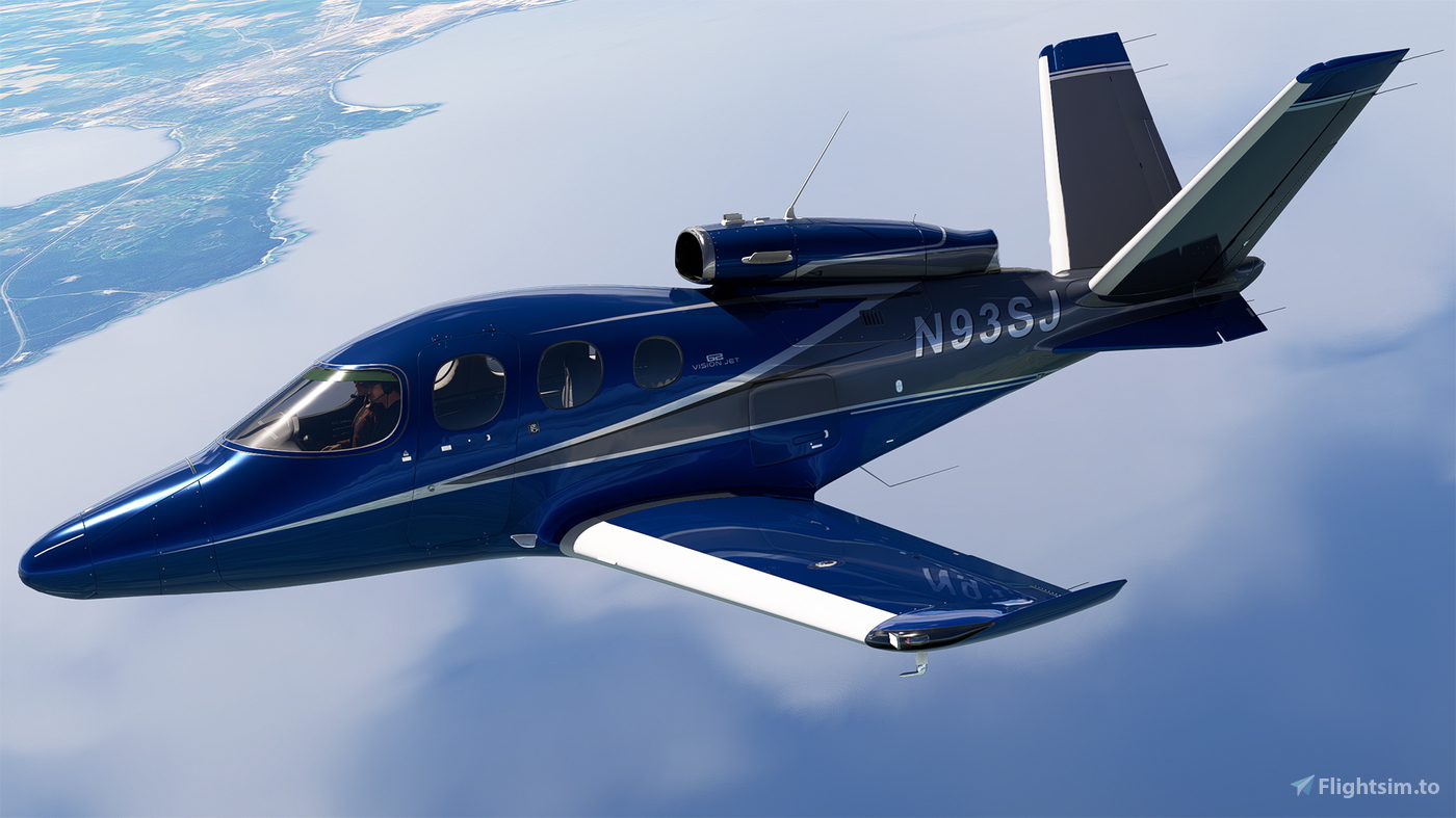 N93SJ for FFX Vision Jet for Microsoft Flight Simulator | MSFS
