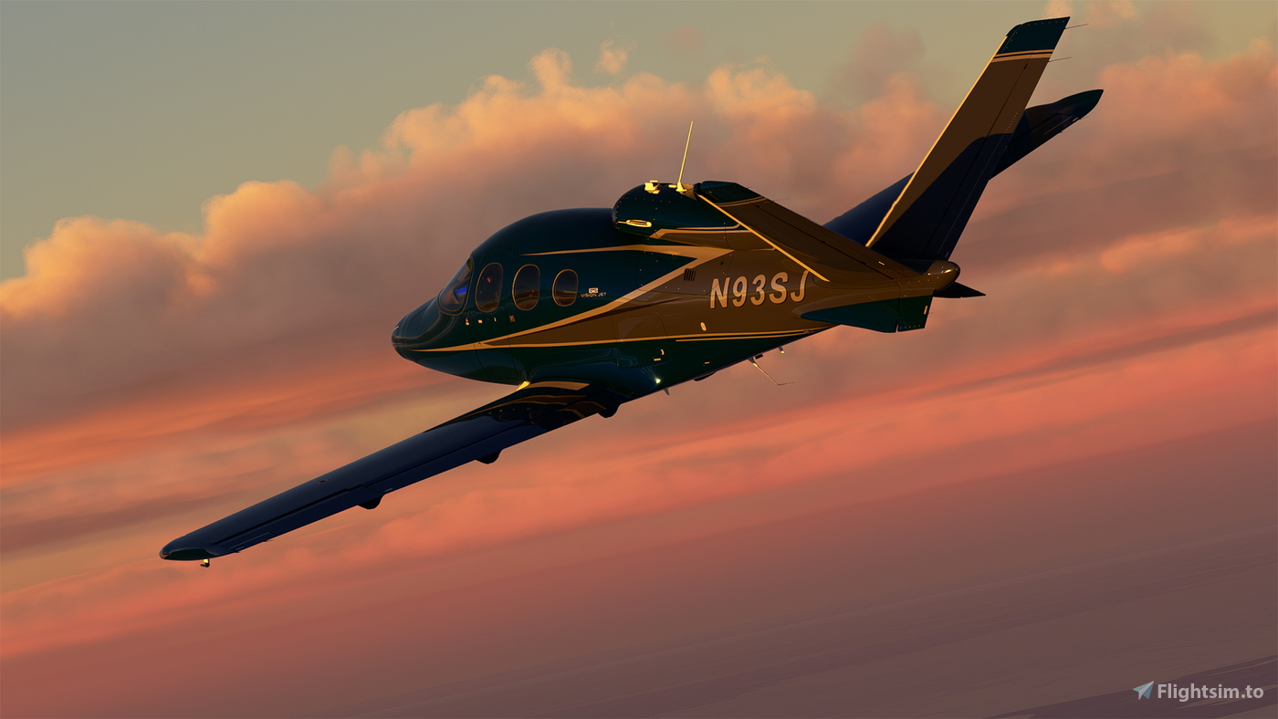 N93SJ for FFX Vision Jet for Microsoft Flight Simulator | MSFS