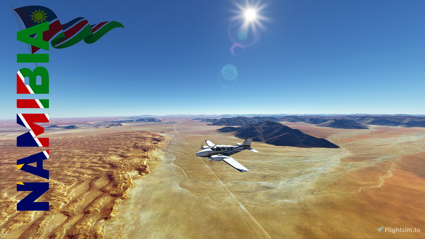 Namibia… wild horizons of solitude and beauty for Microsoft Flight ...