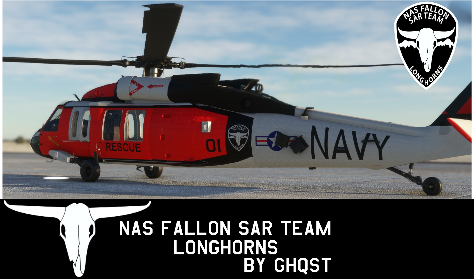 NAS FALLON SAR TEAM UH-60 - MSFS Add-on - Flightsim.to