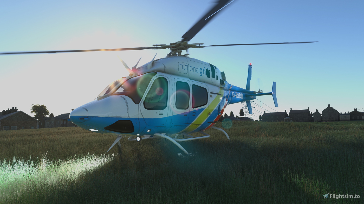 National Grid G-RIDB Bell 429 for Microsoft Flight Simulator | MSFS