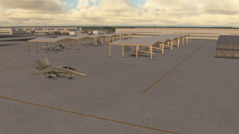 Naval Air Station Lemoore - Reeves Field for Microsoft Flight Simulator ...