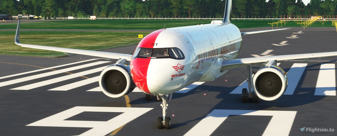 NEON AIRWAYS a321Neo PH-FEY Feyenoord Rotterdam Special (Fictional ...