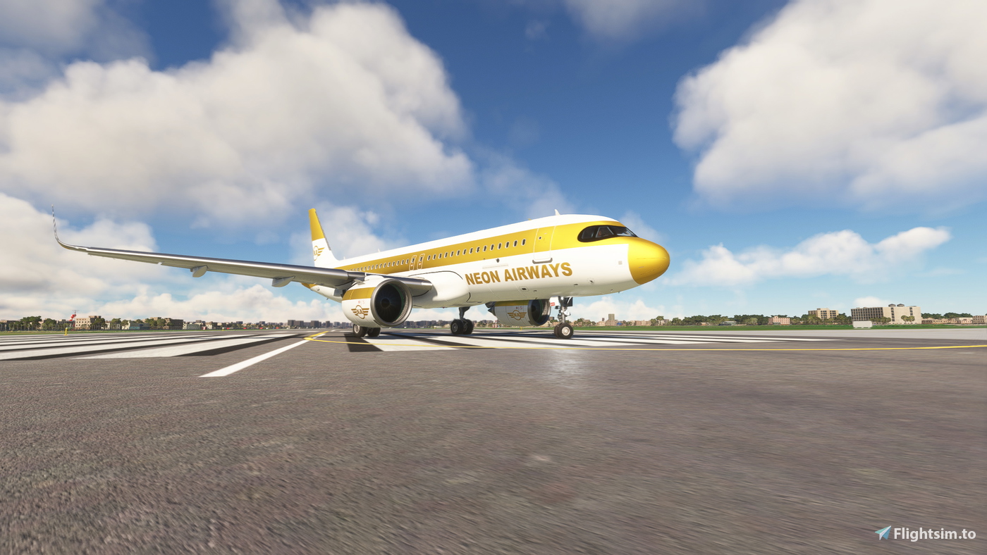 NEON AIRWAYS (asobo) A320neo PH-WIT (FICTIONAL AIRLINE) for Microsoft ...