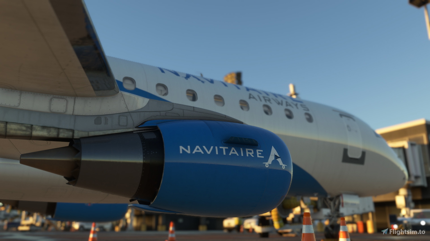 NGS Virtual Airways | FSS E175 N175GN for Microsoft Flight Simulator | MSFS