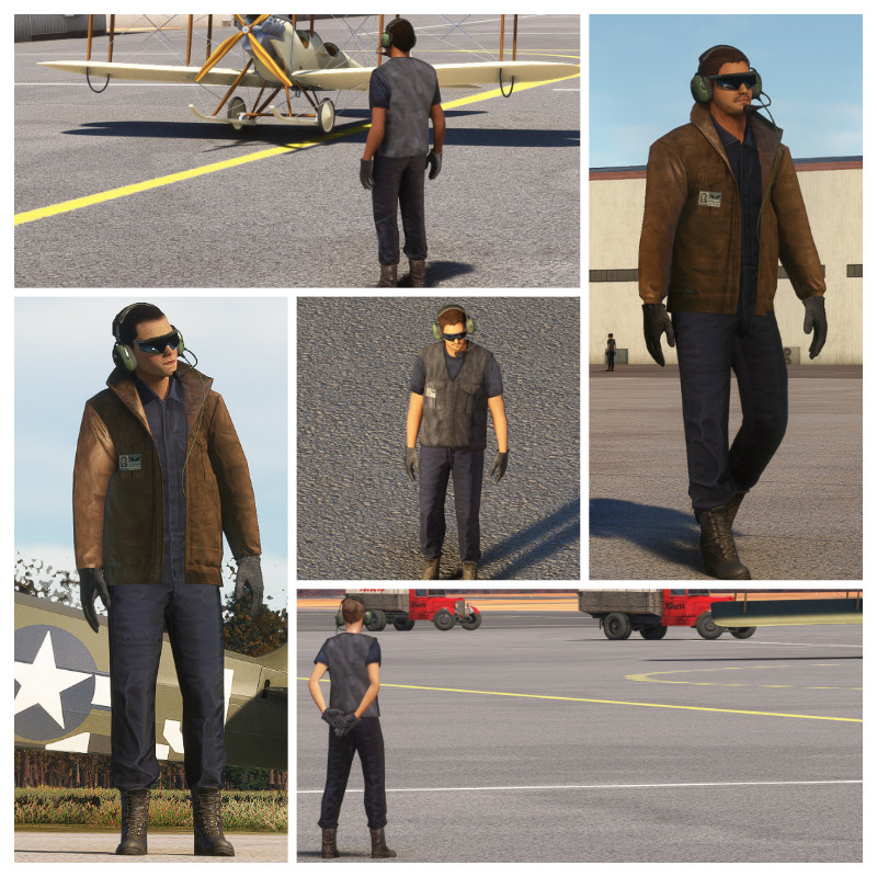 No more yellow jackets - ground crew for Microsoft Flight Simulator | MSFS