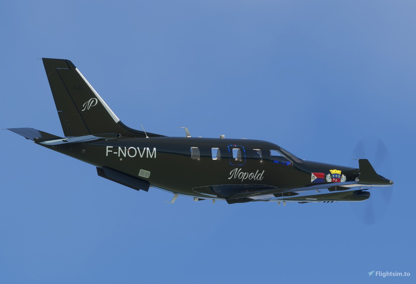 Nopold c.j. TBM930 F-NOVM St Barth for Microsoft Flight Simulator | MSFS