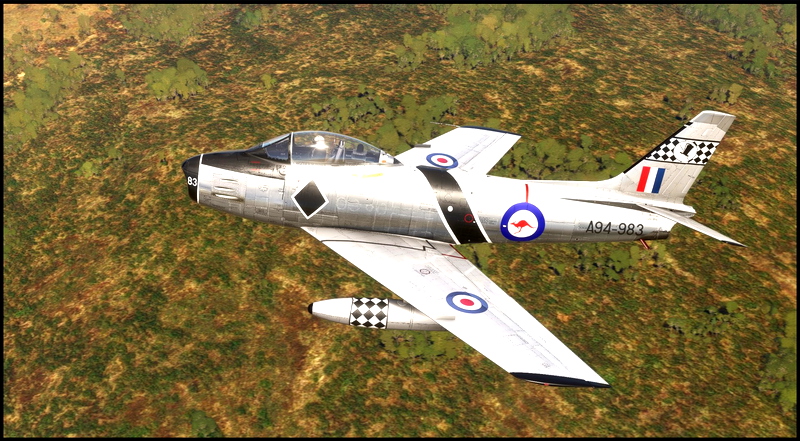 North American F-86 as CAC Sabre"No. 75 Squadron RAAF" for Microsoft ...
