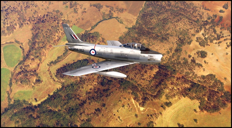 North American F-86 as CAC Sabre "RAAF A94-352" for Microsoft Flight ...