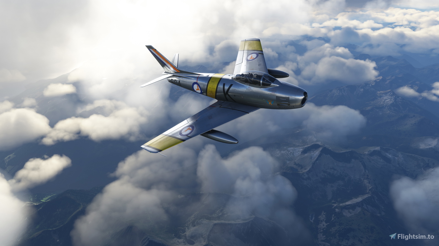 North American F-86 Sabre SAAF #604 K "Bevkeneve" for Microsoft Flight ...