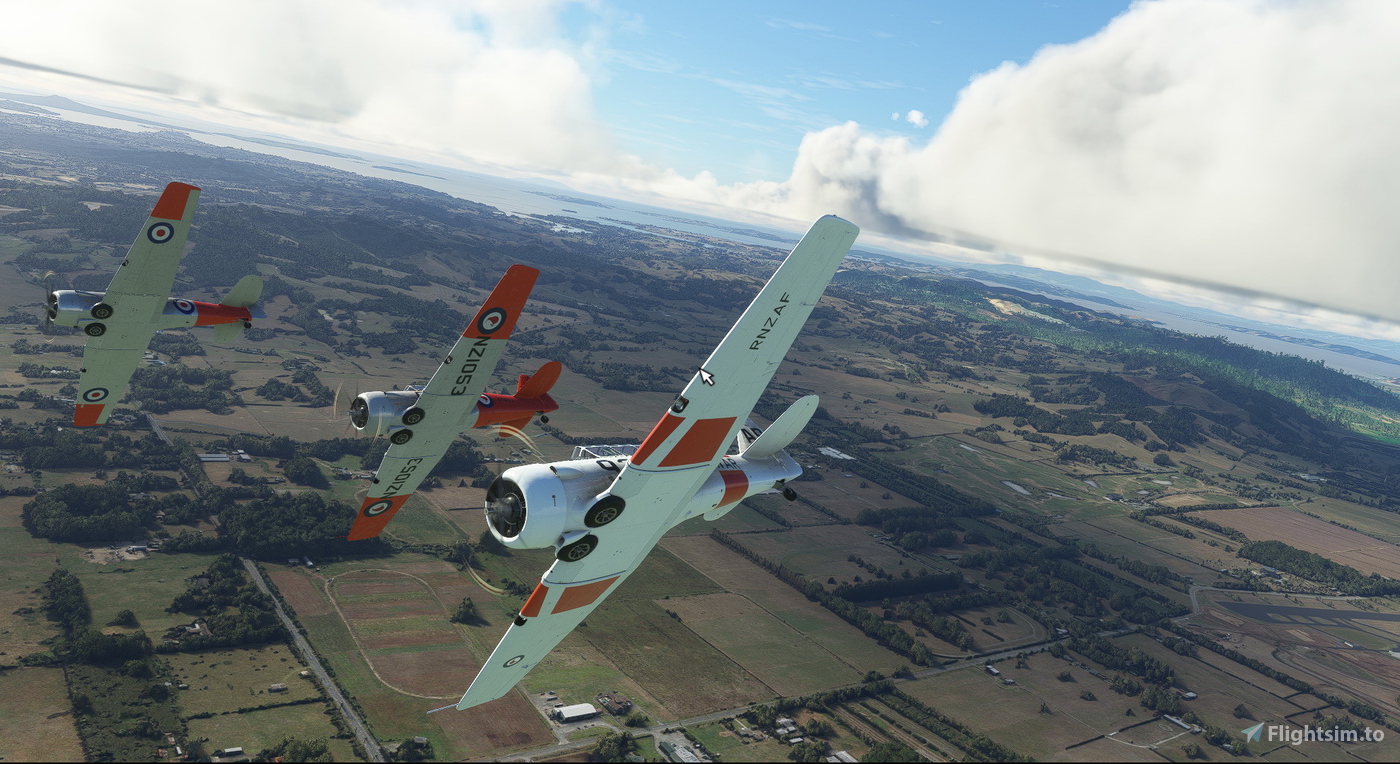 North American T-6 Harvard NZ1092/ZK-WAR for Microsoft Flight Simulator ...