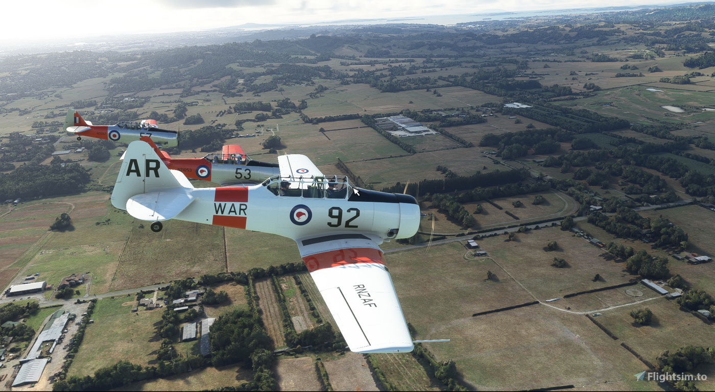 North American T-6 Harvard NZ1092/ZK-WAR for Microsoft Flight Simulator ...