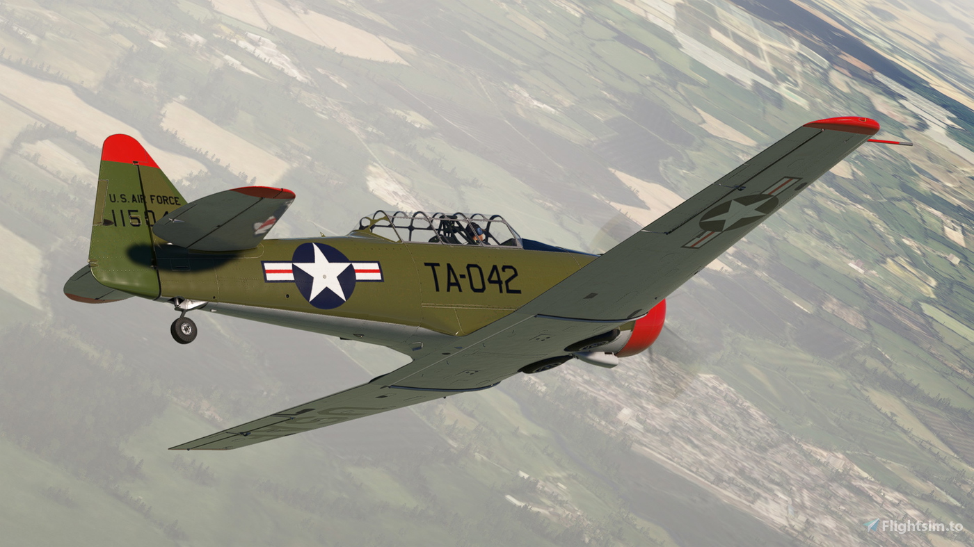 North American T-6G TA-042 "Carly" (G-BGHU) for Microsoft Flight ...