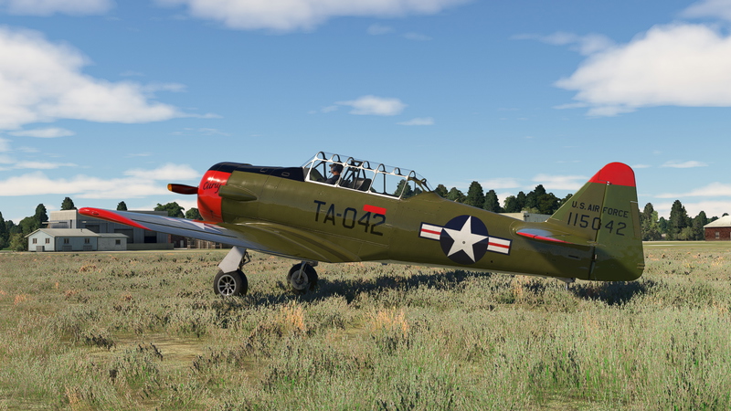 North American T-6G TA-042 "Carly" (G-BGHU) for Microsoft Flight ...
