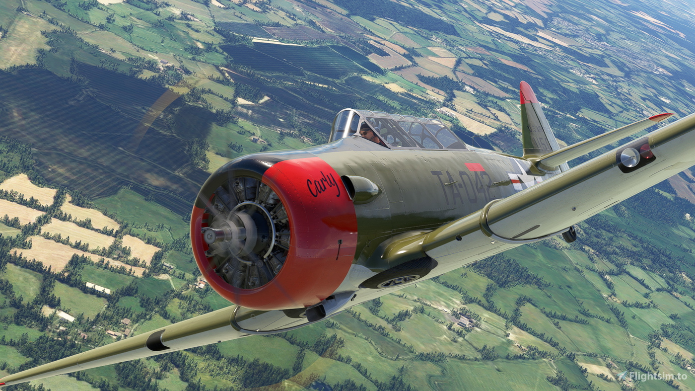 North American T-6G TA-042 "Carly" (G-BGHU) for Microsoft Flight ...