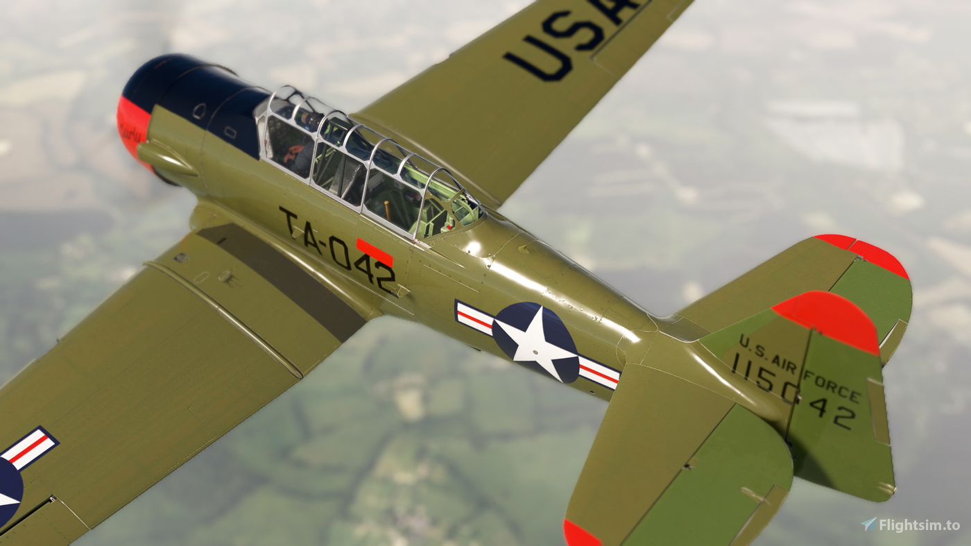 North American T-6G TA-042 "Carly" (G-BGHU) for Microsoft Flight ...