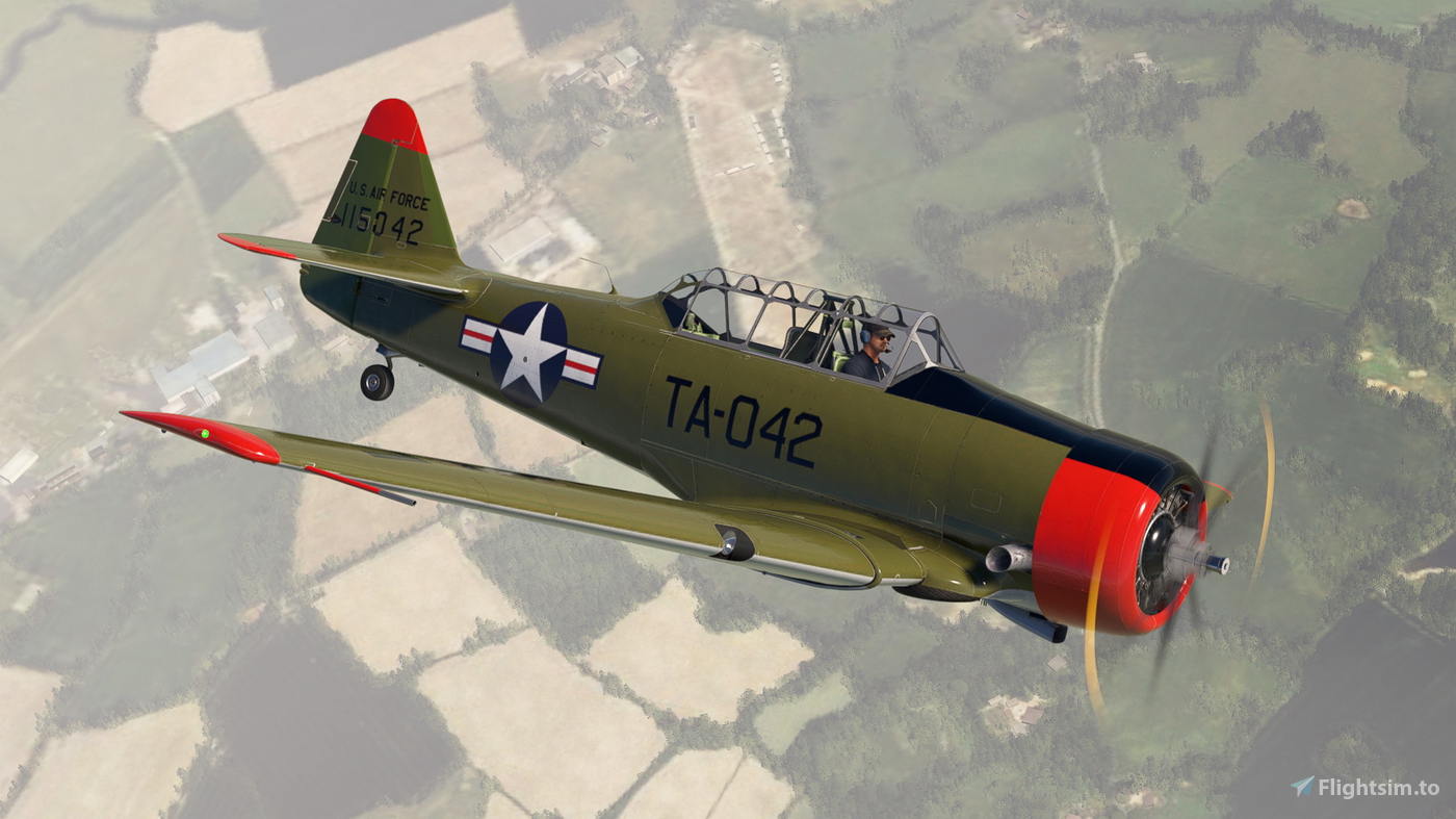 North American T-6G TA-042 "Carly" (G-BGHU) for Microsoft Flight ...