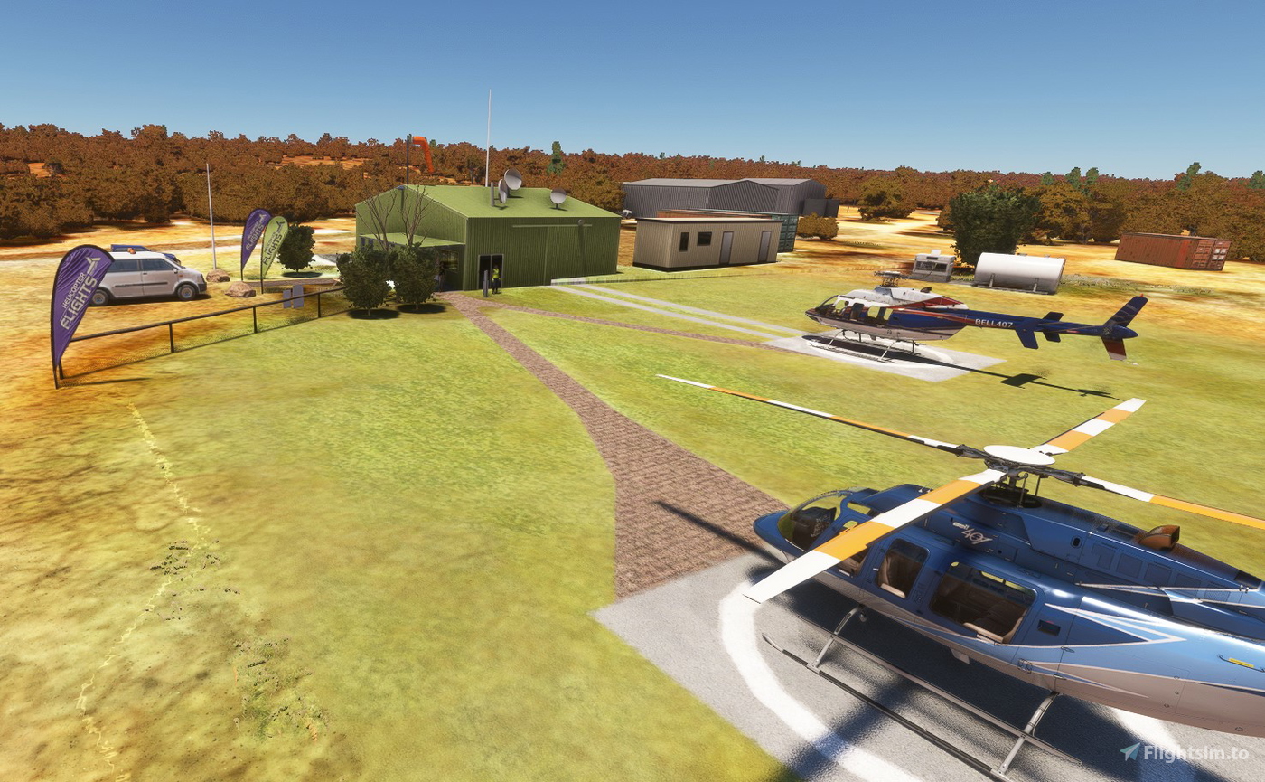 Northern Territory 3 heliports YKCA Kings Canyon, YKCS Kings Creek Station, Yulara for Microsoft ...