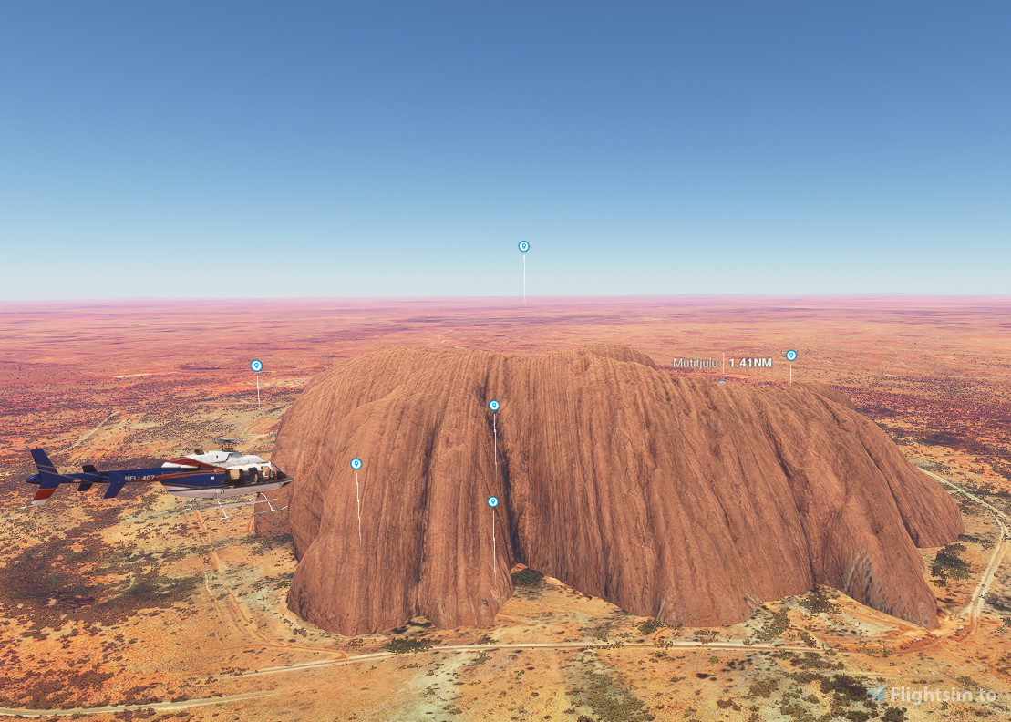 Northern Territory 3 heliports YKCA Kings Canyon, YKCS Kings Creek Station, Yulara for Microsoft ...