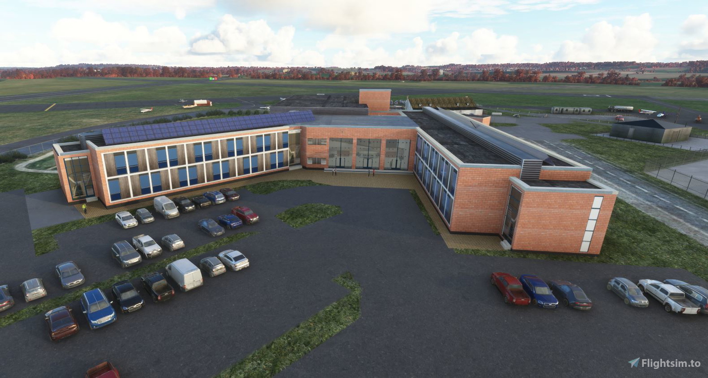 EGBN Nottingham City Airport. Tollerton for Microsoft Flight Simulator ...