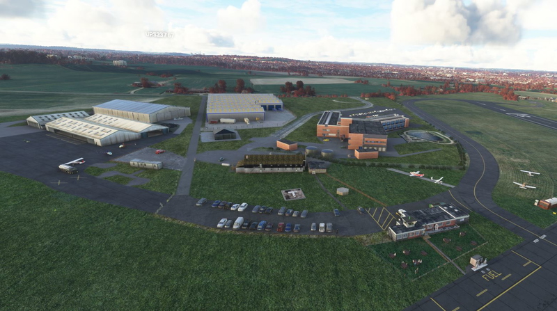 EGBN Nottingham City Airport. Tollerton for Microsoft Flight Simulator ...